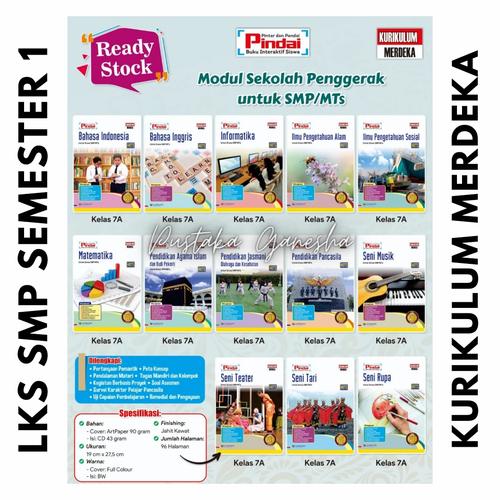 Jual LKS SMP Kurikulum Merdeka Semester 1 Ganjil Penerbit Arya Duta ...