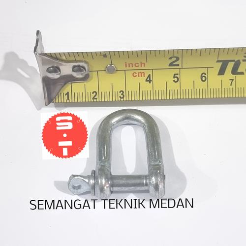 Jual 6mm SHACKLE SEKEL SEGEL D DEE GALVANIS M6 M 6 mm 1/4" 1/4 " INCH ...