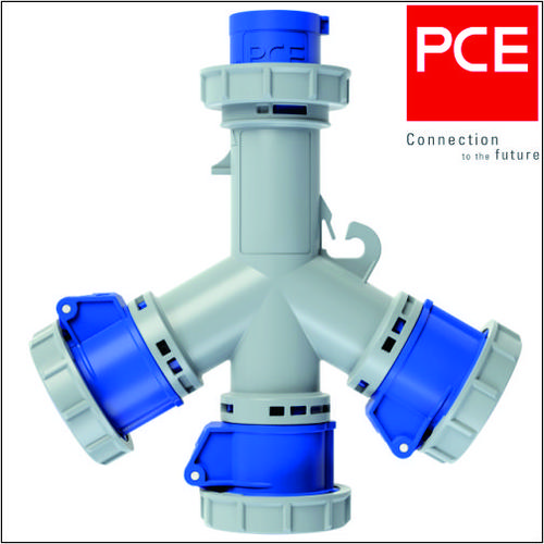 Jual PCE Industrial Plug Socket Cabang 3 (16A) (3 PIN) (IP67) 9432001 ...