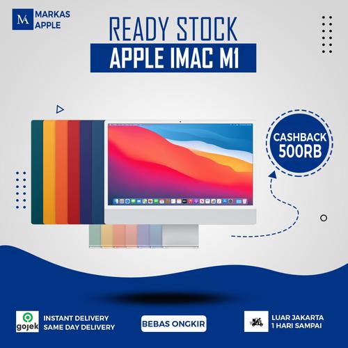 Jual Apple iMac M1 Chip 2021 512GB 24-inch 4.5K CPU M1 8-CORE GPU 8 ...
