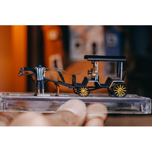 Jual Figure Andong (1/87, 1/64) diorama hotwheels tarmac tomica inno ...