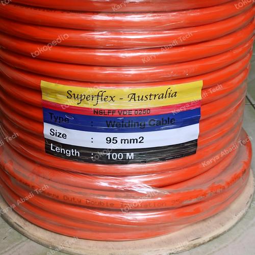 Jual Kabel Las 95 mm Superflex Full Tembaga Welding Cable 95 mm 100 ...