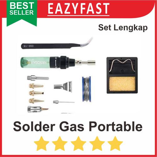 Jual Solder Gas Api Portable Set Blow Torch Butane Soldering Iron Mini ...