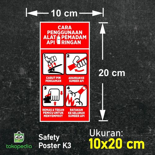 Jual Stiker Cara Penggunaan Apar Safety Sign - 10x20 cm - Kota Bandung ...