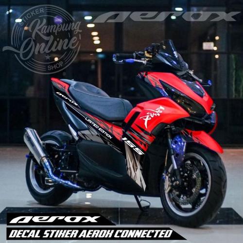 Jual [synam~part] Stiker Decal Aerox New connected Stiker Striping ...