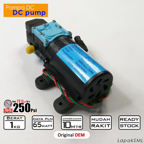 Jual Pompa Air DC Pump Paling Kuat Lengkap Socket DC Capit Buaya ...