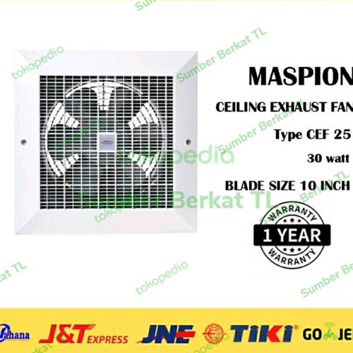 Jual Maspion Ceiling exhaust fan Plafon CEF-25 10 inch 10" - Jakarta ...