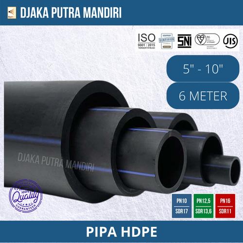 Jual PIPA HDPE 5 INCHI - 10 INCHI PANJANG 6 METER - 5 INCHI, PN 10 ...