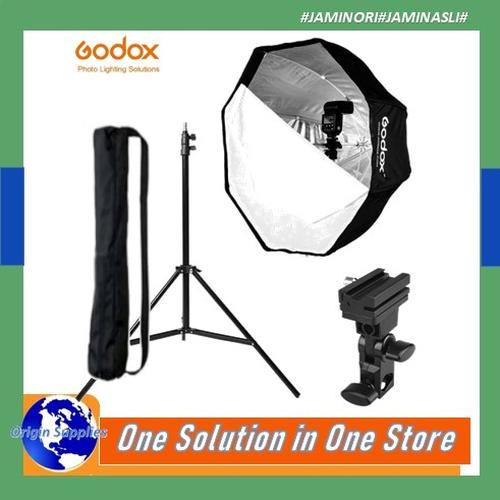 Jual Godox Paket Softbox Flash Okta 80cm - Light Stand & Flash Holder B ...