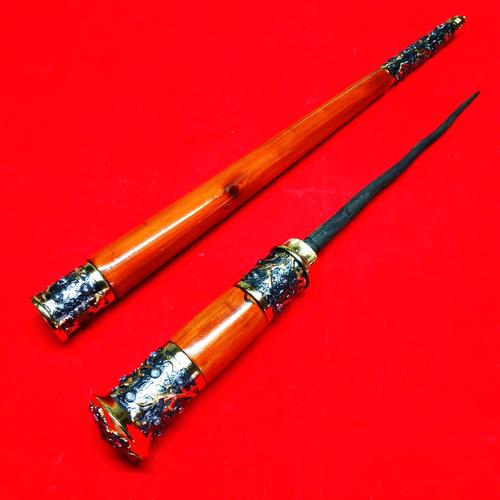 Jual Tongkat Komando TNI POLRI Kayu Nagasari Isi Tombak Cacing Kanil ...