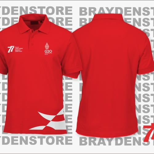 Jual KAOS POLO HUT RI 17 AGUSTUS KE 77 - Merah, XL - Jakarta Barat ...