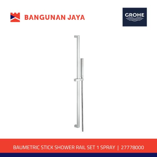 Promo GROHE BAUMETRIC STICK SHOWER RAIL SET 1 SPRAY TIANG SHOWER DENGAN HANDSHOWER DAN SELANG ...