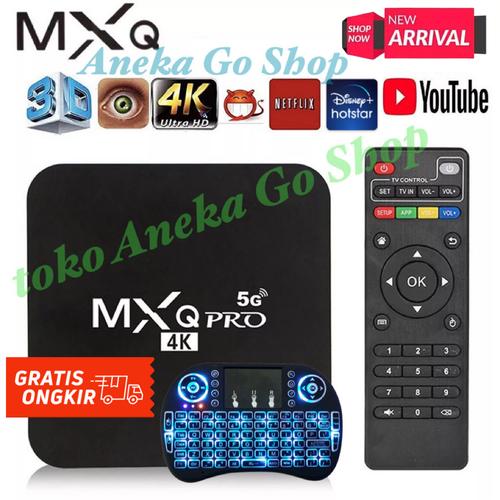 Promo ANDROID TV BOX MXQ PRO 5G 4K ULTRA HD MEDIA PLAYER BOX - 4GB NO KEYBOARD - Jakarta Utara ...
