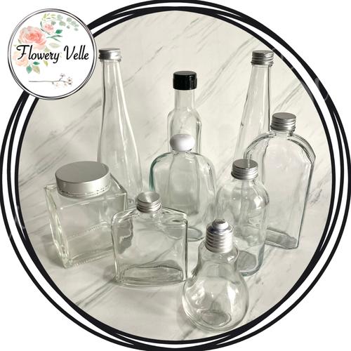 Jual Botol Kaca Kecil with Cork Tempat Kaca Glass Bottle Jar Kaca Mini ...