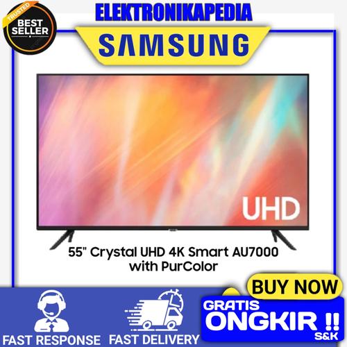 Jual SAMSUNG 55AU7000 TV LED SMART TV 55 INCH CRYSTAL UHD 4K HDR ...