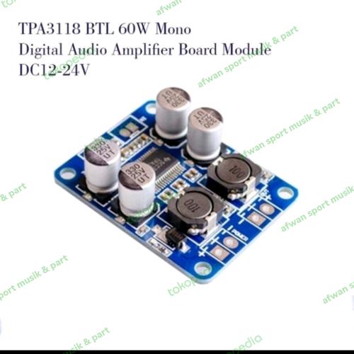 Jual Modul kit Power Class D Tpa 3118 Mono Btl 1 x 60 Watt . - Jakarta ...