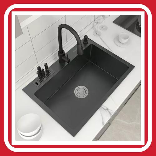 Jual Kitchen Sink ICHSAN 7545 Stainless Black Paket Lengkap/Body Only ...