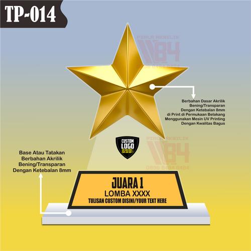 Promo PIALA, TROPY, TROPHY, TROPI, PIALATROPY, TROPYPIALA, PIALATROPI TP-014 - UKURAN 20X15 ...