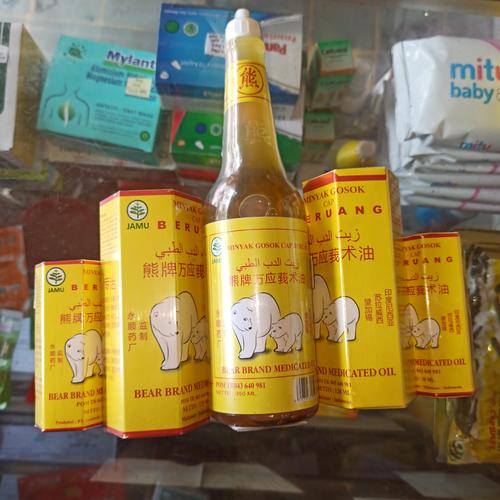 Jual Minyak Gosok Cap Beruang 熊牌万应莪术油 Bear Brand Medicated Oil ASLI ...