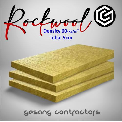 Jual Rockwool Density 60|80|100 Tebal 5cm (Rockwool 60x60x5cm) - D60Kg Tebal 5cm - Kota Depok ...