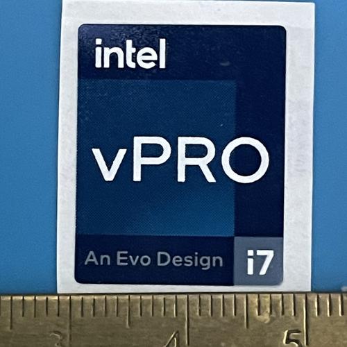 Jual Sticker stiker logo intel i7 vpro evo 12th gen ori thn2022 - Kota ...