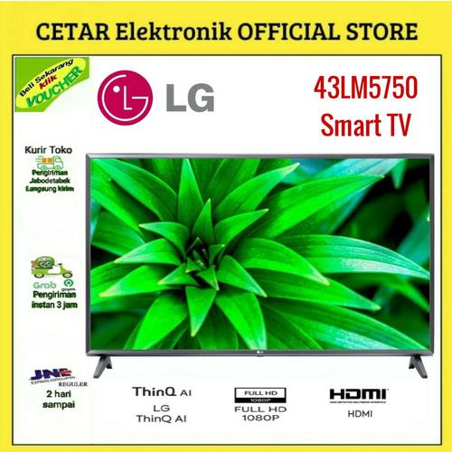 Jual LED Smart TV LG 43 Inch 43LM5750 43LM5750PTC FHD - +PENGAMAN LAYAR ...