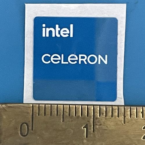 Jual Sticker stiker logo intel celeron 11/12th gen ori ukuran kecil ...