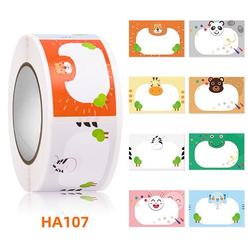 Jual Stiker Label Nama Anak Sekolah SD Design Lucu - HA107, 1 roll ...
