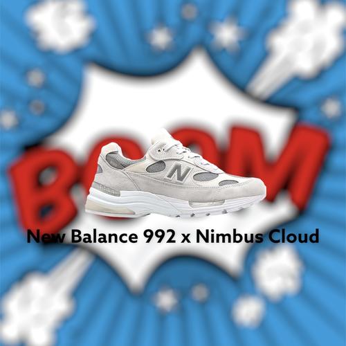 Jual Nb 992 New Balance 992 x Nimbus Cloud ORIGINAL - Putih, 41 - Kota ...