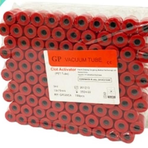 Jual vacuum tube clot activator 5 ml GP PET tabung vacutainer clot GP ...