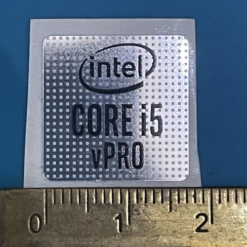 Jual Sticker stiker logo intel Core i5 vpro 10th gen thn2020 ori - Kota ...