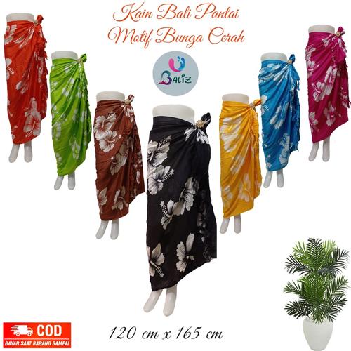 Jual KAIN BALI - SARUNG BALI - KAIN BALI PANTAI MOTIFV SARI BUNGA ...