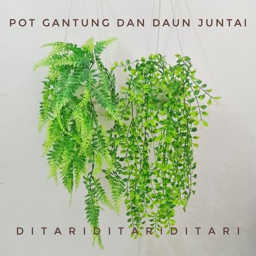 Jual BUNGA DAUN RAMBAT JUNTAI BUNGA HIAS ARTIFICIAL DEKORASI POT BUNGA ...