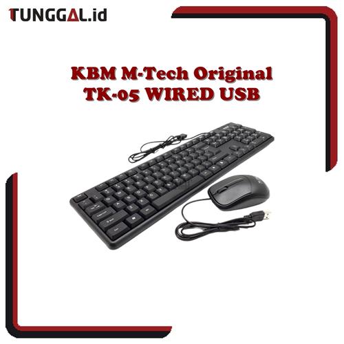 Jual M-Tech Original Keyboard Combo Mouse STK-05 WIRED USB - Kota ...