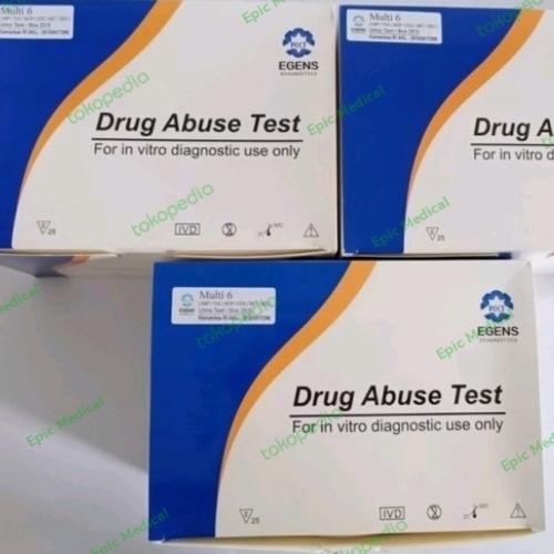 Jual Strip tes obat terlarang, tes narkotika, drug abuse test 6 ...