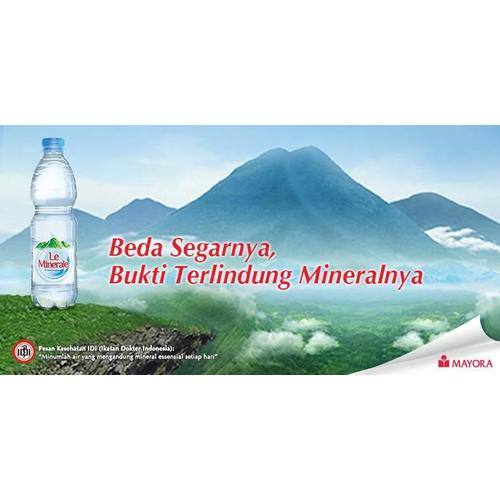 Jual Le Minerale Botol 330 / 600 / 1500 ml Air Mineral Kemasan Lemin ...