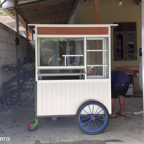 Jual Gerobak sempol ayam - Kab. Cilacap - BUMEN JAYA ALUMINIUM | Tokopedia