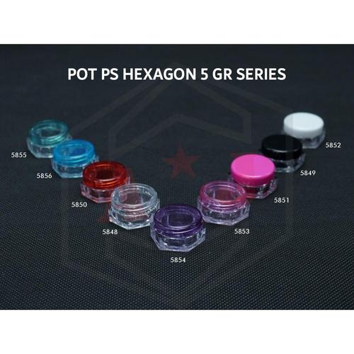 Jual Pot Cream 5 G PS Hexagon - Hitam-Natural - Kota Semarang ...