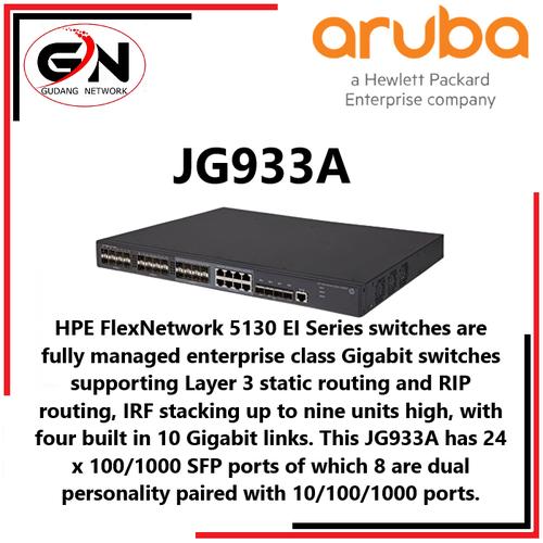 Jual HPE JG933A HPE 5130 24G SFP 4SFP+ EI Switch - Jakarta Pusat ...