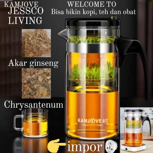 Promo Kamjove Press Art Tea Cup TP-160 Seduh Saring Teko Teh Kopi ...
