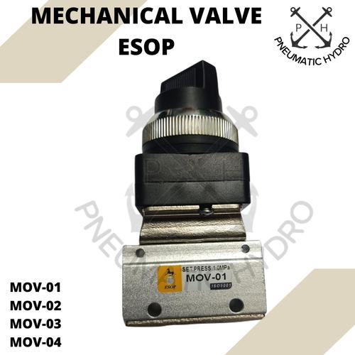 Jual Mechanical valve pneumatic 3/2way 1/8 ESOP MOV- 01/02/03/04 - MOV ...