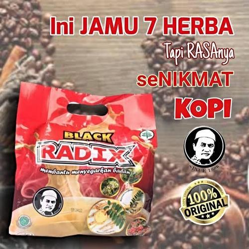 Jual Kopi Black Radix Pak Haji isi 20 sachet original BPOM - Jakarta ...