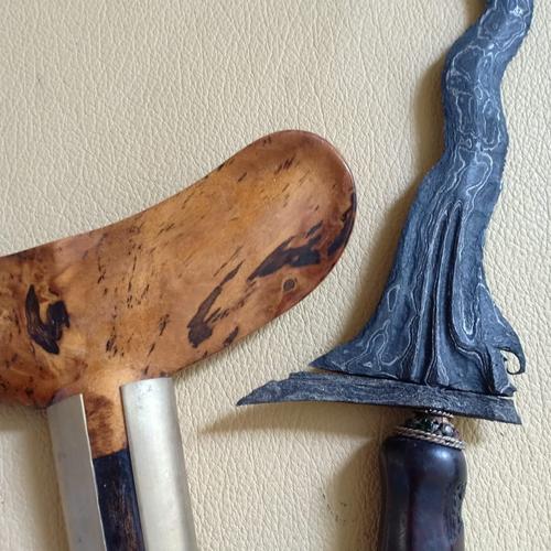 Jual Keris dapur sengkelat tangguh mataram sepuh. Pamor pulau tirto ...