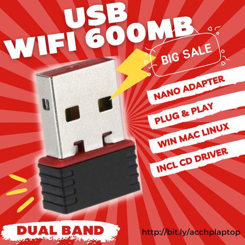 Jual USB Wifi Dongle Mini Adapter HotSpot Receiver Laptop PC Desktop ...