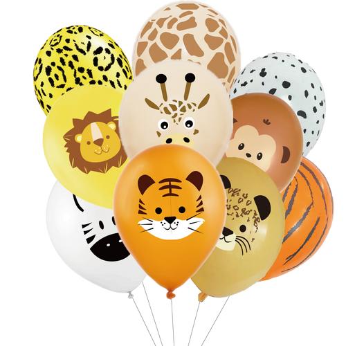 Jual balon latex animal binatang hewan tiger dekorasi birthday baby 12 ...