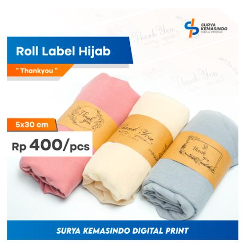Jual Roll Label Hijab 5x30 cm - Thank You-01 - Kab. Malang - Surya ...