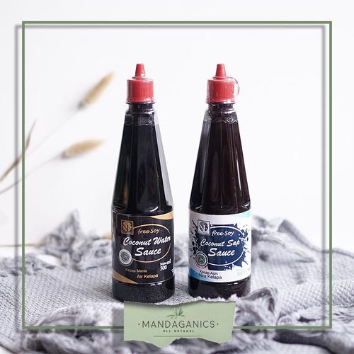 Jual NUCIFERA KECAP MANIS ASIN NIRA KELAPA ORGANIK FREE SOY 300ML ...