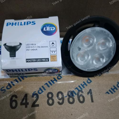 Jual lampu LED MR16 MASTER 5,5W 5,5WATT 24D 3000K PHILIPS - 3000k 24 ...