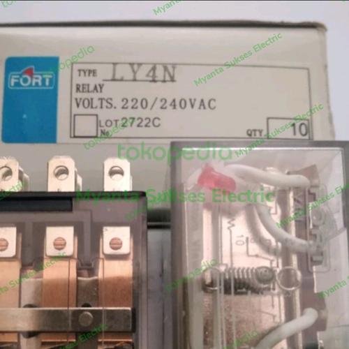 Jual Relay Bantu FORT LY4N 220VAC / 24DC / 12VDC - 220 VAC - Jakarta Pusat - Myanta Sukses ...