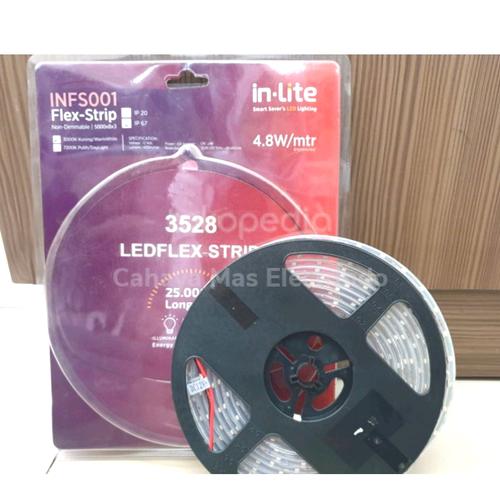 Jual INLITE LED STRIP INFS001 3528 4,8W 4,8 W IP67 OUTDOOR 5 METER 12V ...